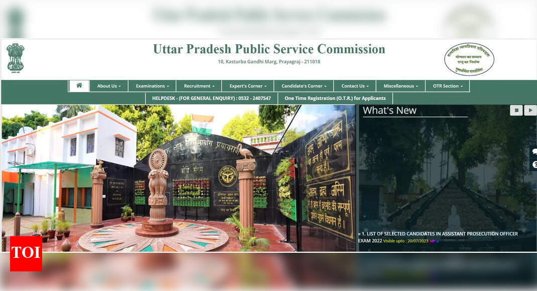 UPPSC APO 2022 final result declared on uppsc.up.nic.in, download link ...