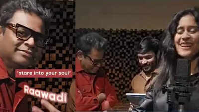 AR Rahman's funny video of 'Raawadi' song recording goes viral | Tamil ...