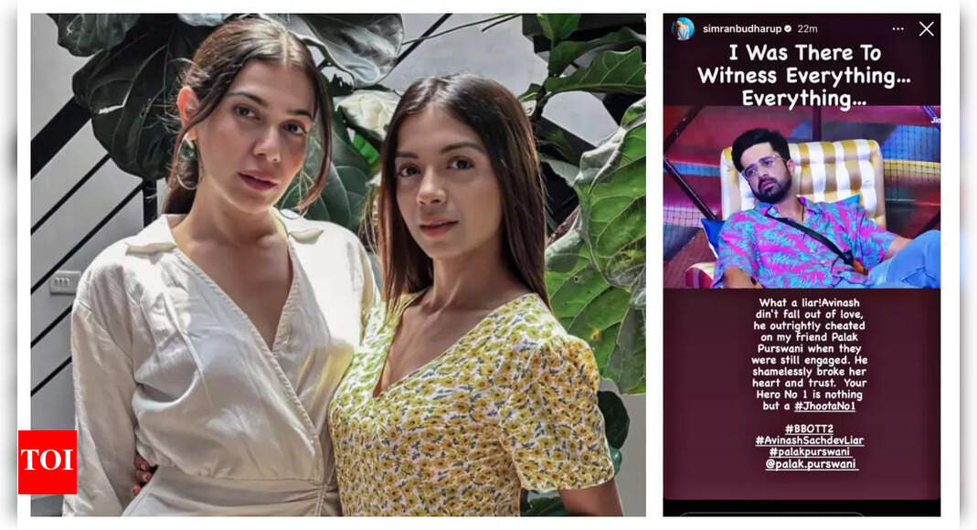 Bigg Boss OTT 2: Simran Budharup slams close friend Palak Purswani's ex ...