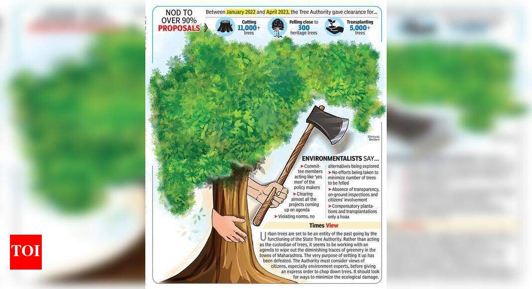 When tree protectors turn destroyers | Nagpur News - Times of India