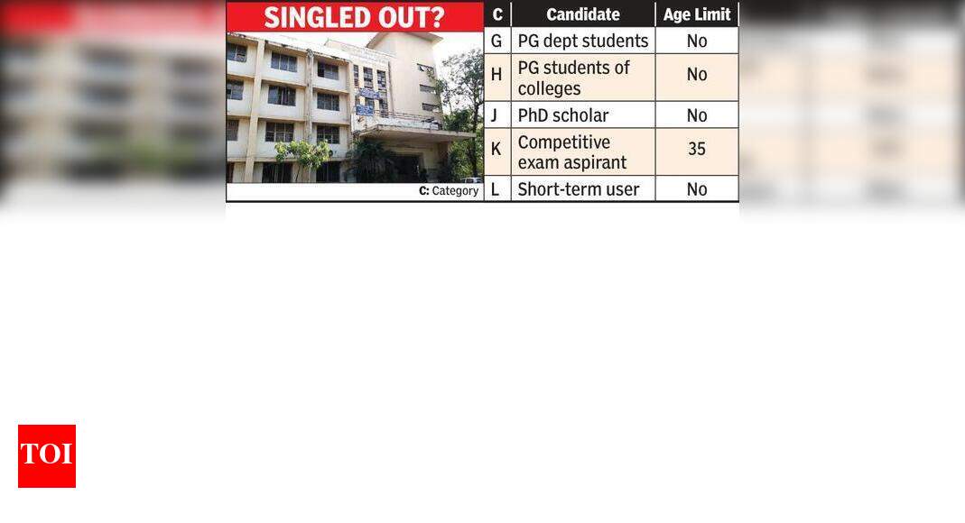 NU ‘chucks out’ 35+ job seekers from its libraries | Nagpur News ...