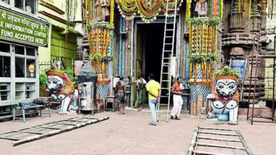 Puri temple gate to get silver coating | Bhubaneswar News - Times of India