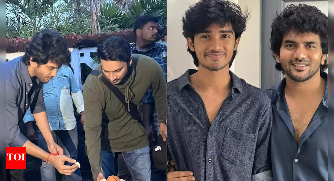 Kavin celebrates his birthday on the sets of Sathish's directorial ...