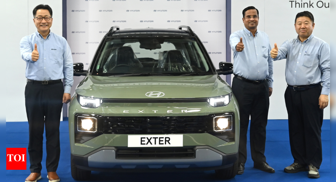 Hyundai Exter SUV production starts: Launch on July 10th - Times of India