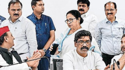 Mamata, Rahul break the ice at oppn meet | Kolkata News - Times of India