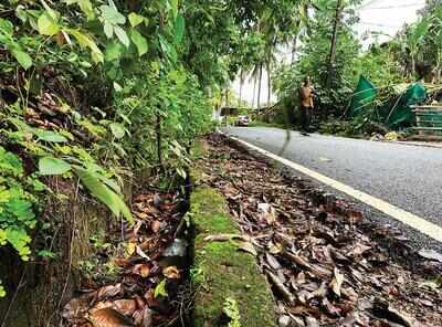 Valpoi residents dread fury of rains as council’s pre-monsoon work ...