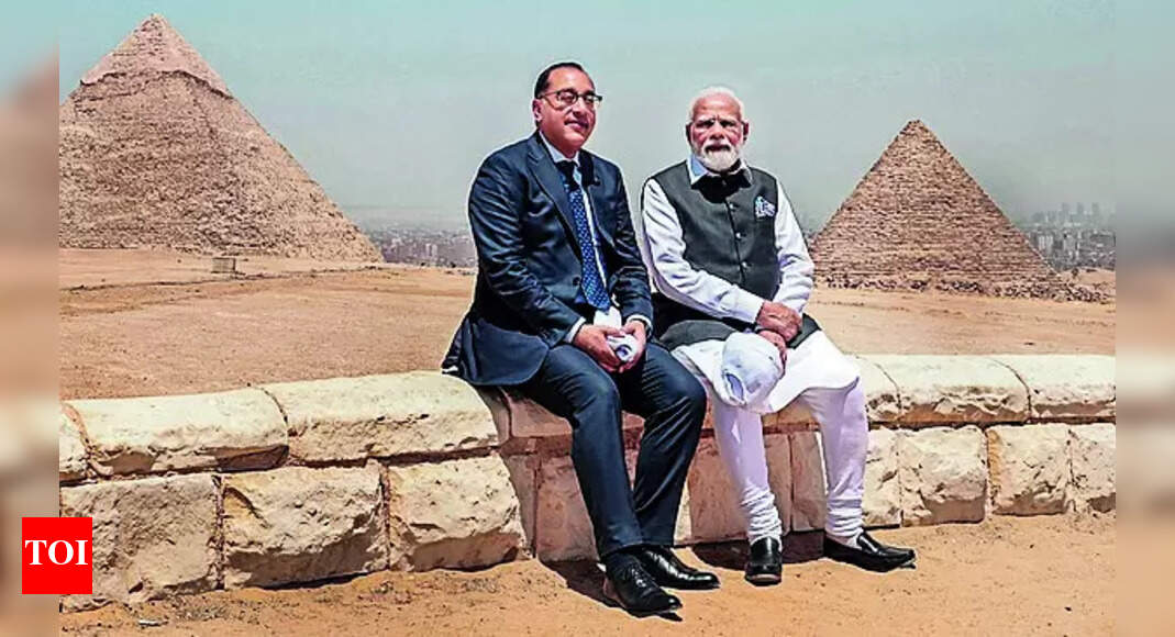 Modi in Egypt: PM Modi visits 11th century Cairo masjid restored by ...