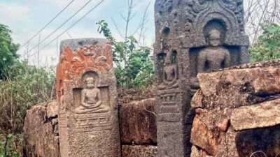 Jain sculptures, likely 1,000 years old, found in Telangana village ...