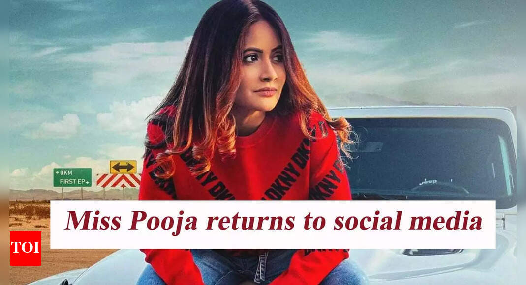 Punjabi singer Miss Pooja returns to social media | Punjabi Movie News ...