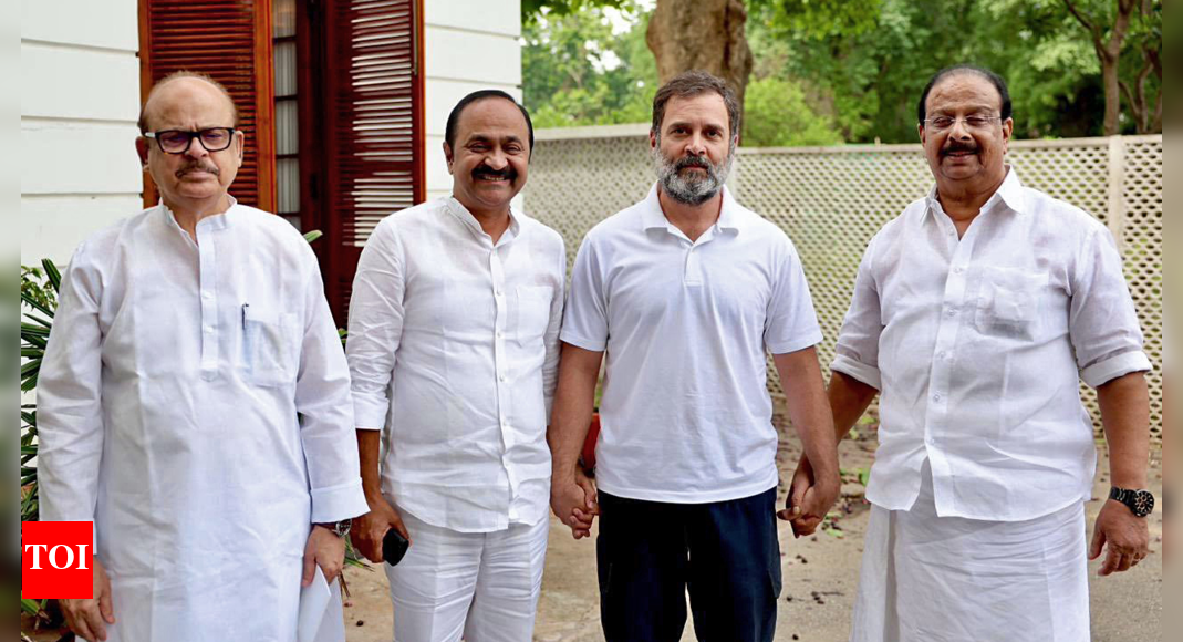 Sudhakaran: Congress does not fear politics of vendetta: Rahul Gandhi ...