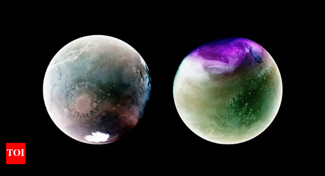 Mind blowing ultraviolet images of Mars captured by NASA’s MAVEN spacecraft - The Times of India