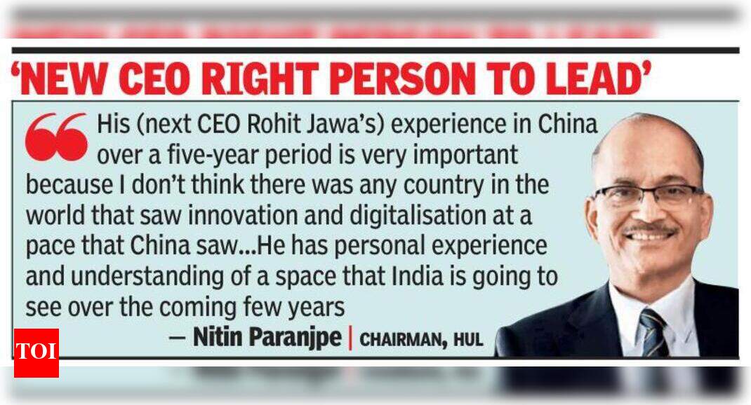 ‘HUL set to see more volume-based growth’ - Times of India