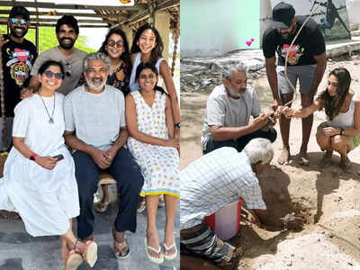 SS Rajamouli and family unwind in Tamil Nadu's Tuticorin; see pics ...