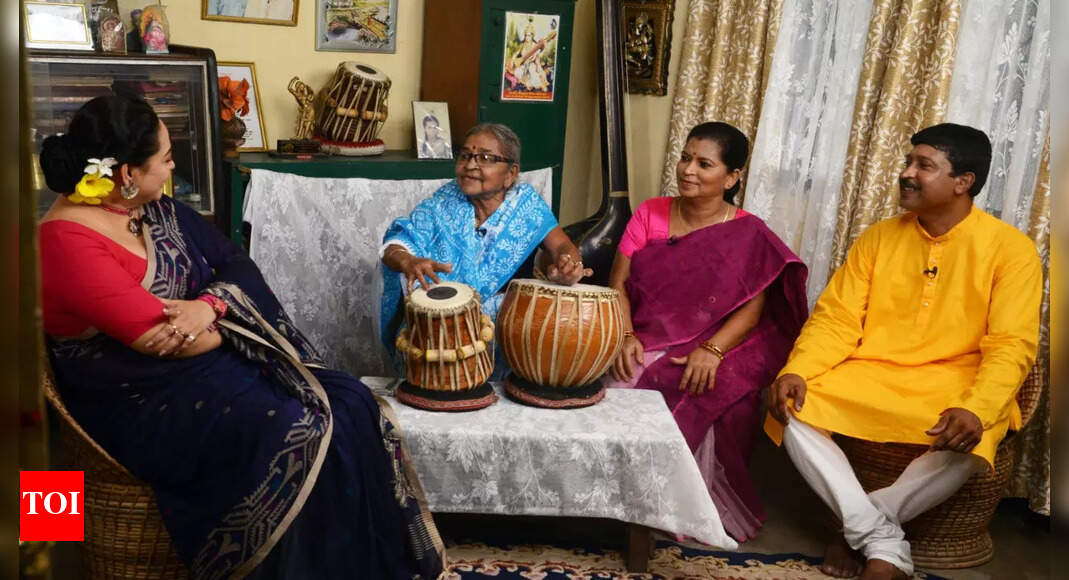 80-year old Tabla player Manjula Choudhury’s passion inspires host ...