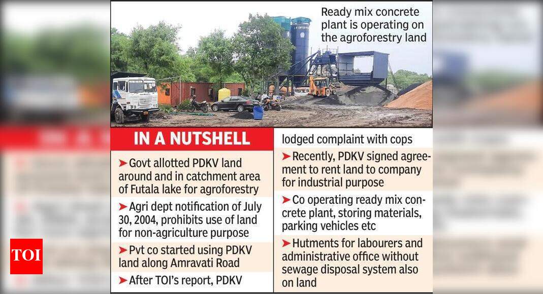 After encroachment plaint against co, PDKV rents out same land to it ...