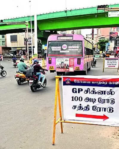 Gandhipuram Jn Made Signal-free To Ease Traffic | Coimbatore News ...