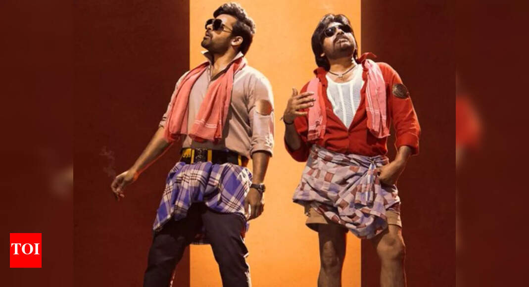 Pawan Kalyan and Sai Dharam Tej's lungi avatar steal the spotlight in 'Bro' new poster | Telugu ...