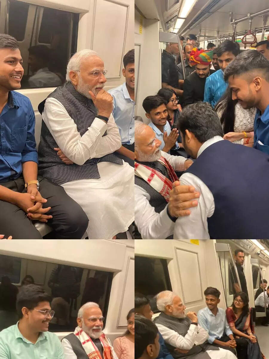 Modi Delhi University: PM travels by metro to attend DU centenary ...