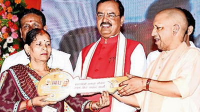 Houses for poor should be built on land freed from mafia: UP CM Yogi Adityanath | Allahabad News ...