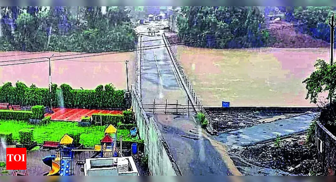Mindhola River: Water Level Rises In Mindhola River | Surat News - Times of India
