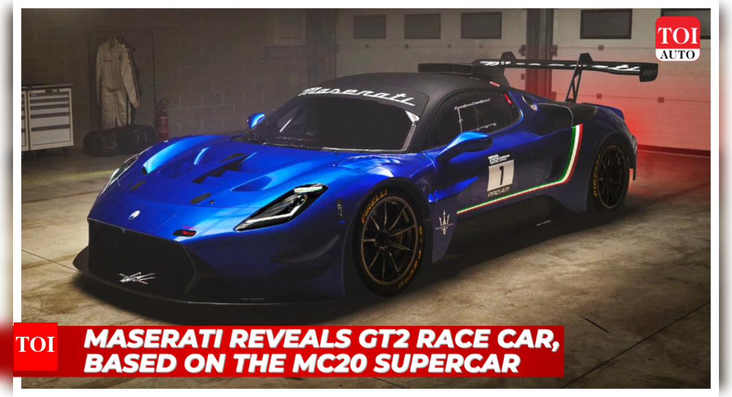 Maserati reveals 621 hp GT2 race car based on the MC20: Gets air ...