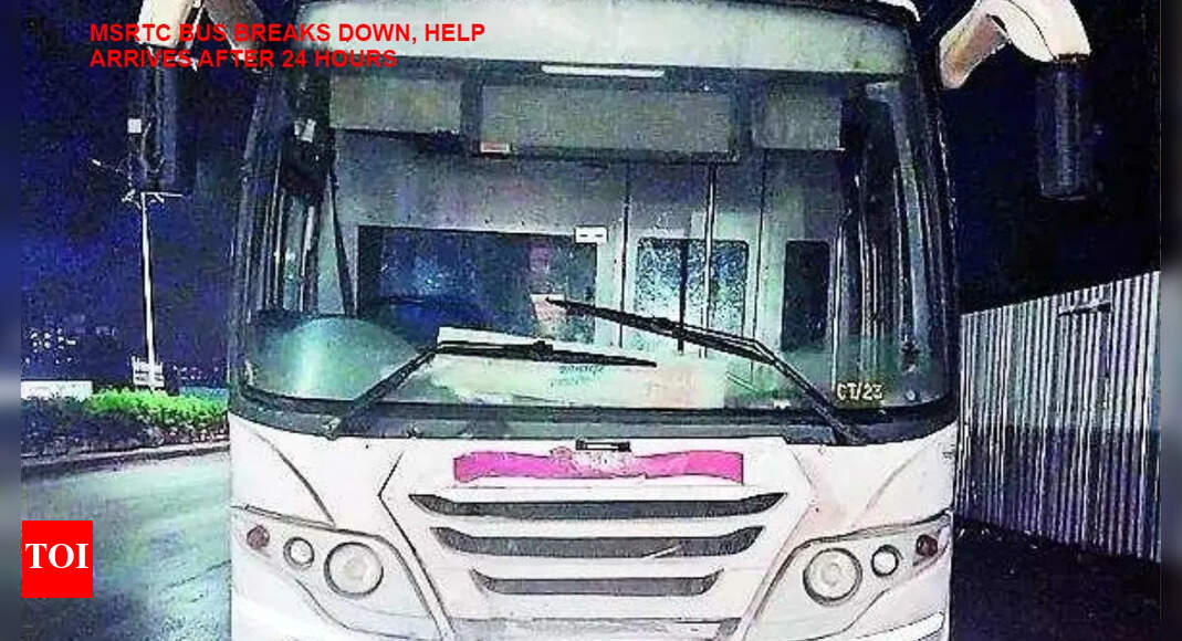 Msrtc: Msrtc Bus Breaks Down, Help Arrives After 24 Hours | Pune News ...