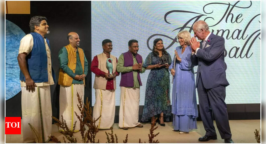 King Charles and Queen Camilla give environmental award to Indian ...