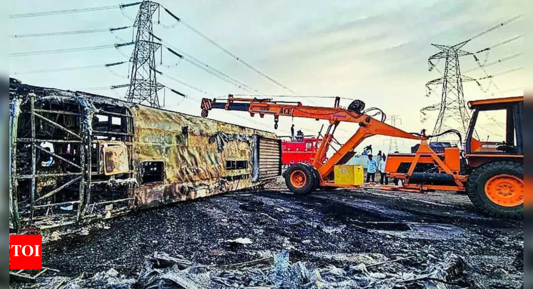 Maharashtra bus fire: Sleeper buses 'moving coffins', say experts ...