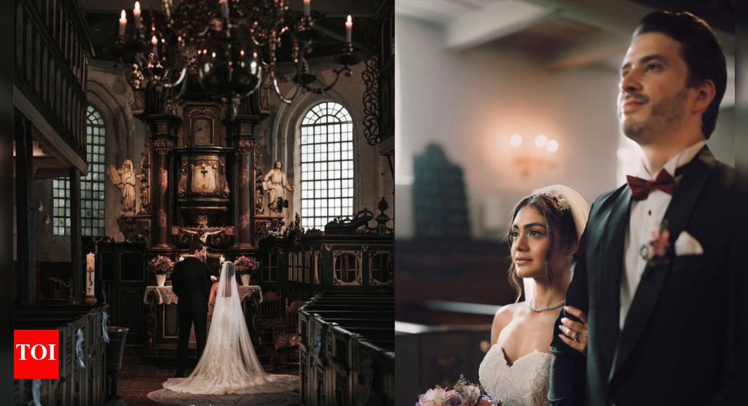 Sreejita De shares dreamy pictures from her Church wedding with husband ...