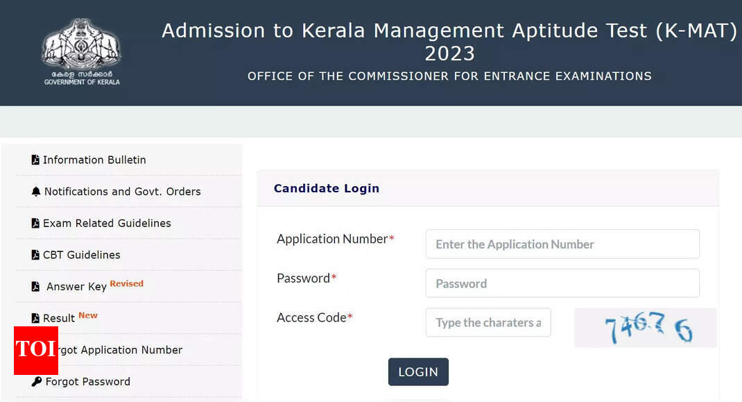 Kerala KMAT 2023 Final Answer Key released on cee.kerala.gov.in, download link here - Times of India