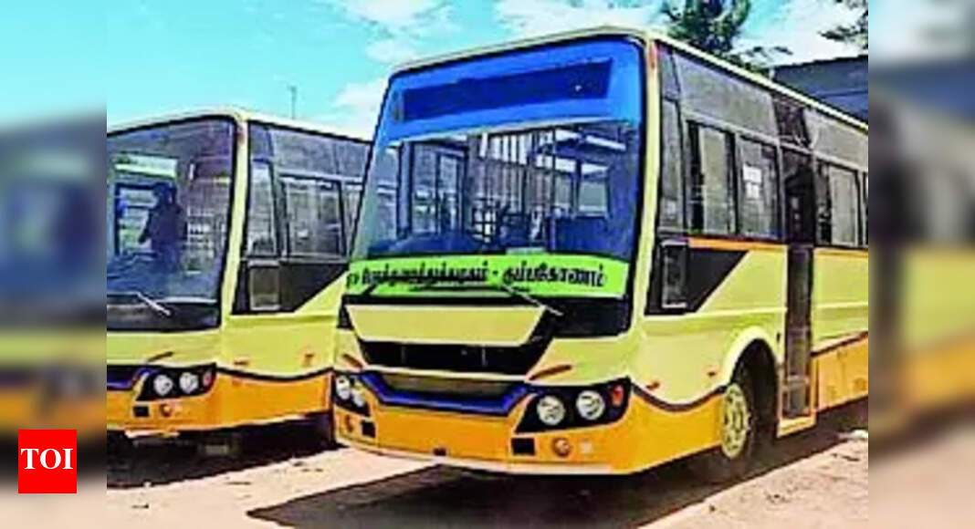 1,400 New Buses Earmarked For Tn | Chennai News - Times of India
