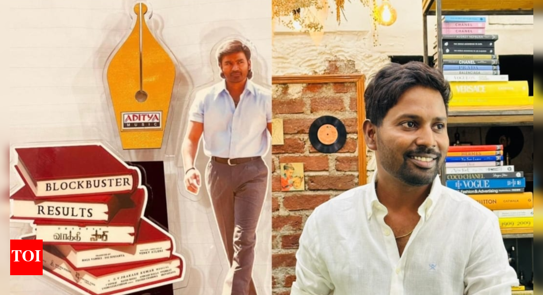 Actor Dhanush lauds his hairstylist Swapnil Diwakar with an award ...