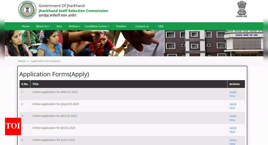 JMLCCE 2022: Application registration for 455 vacancies begins today ...