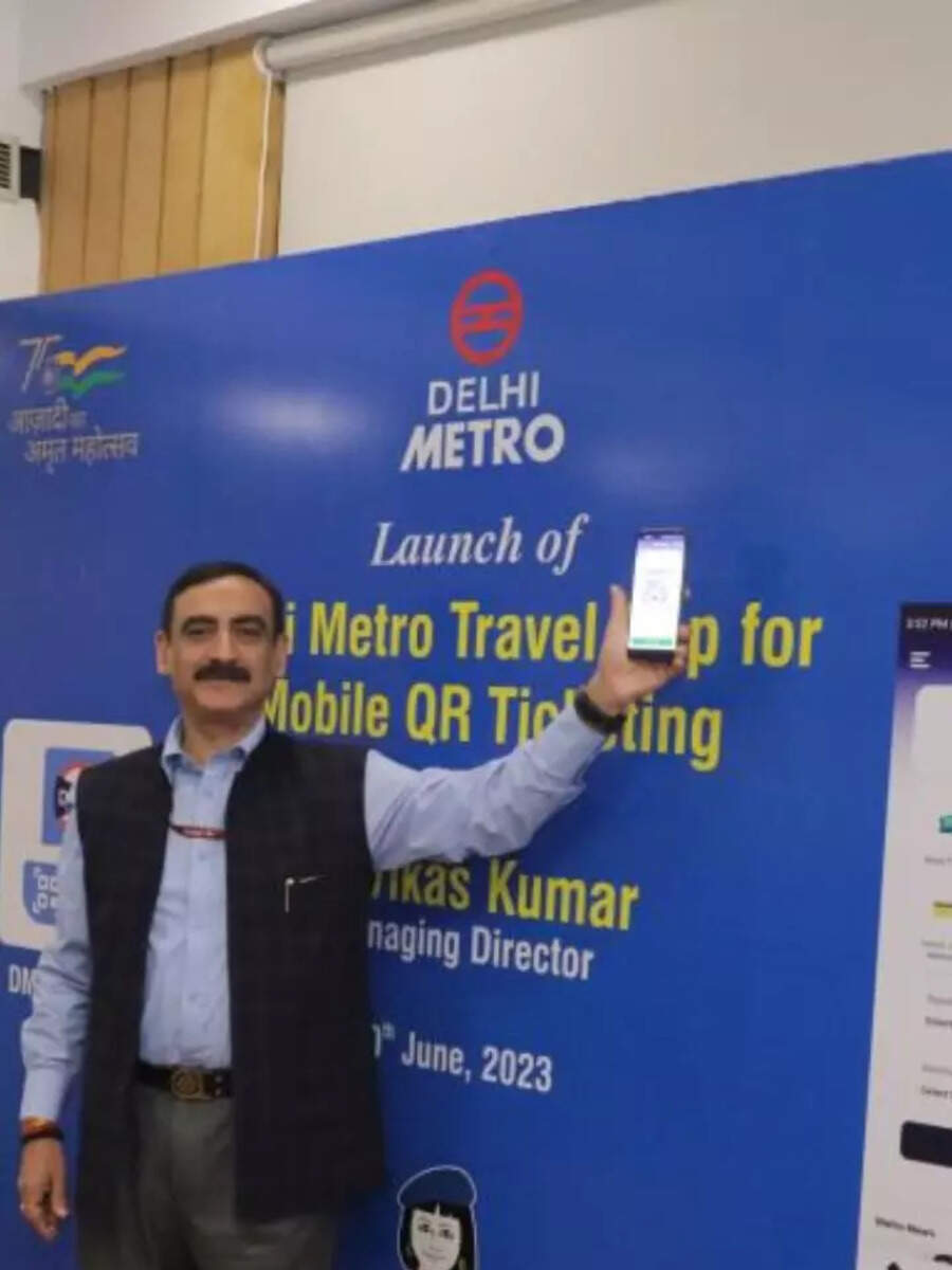DMRC Travel app: How to purchase mobile QR tickets | Times of India