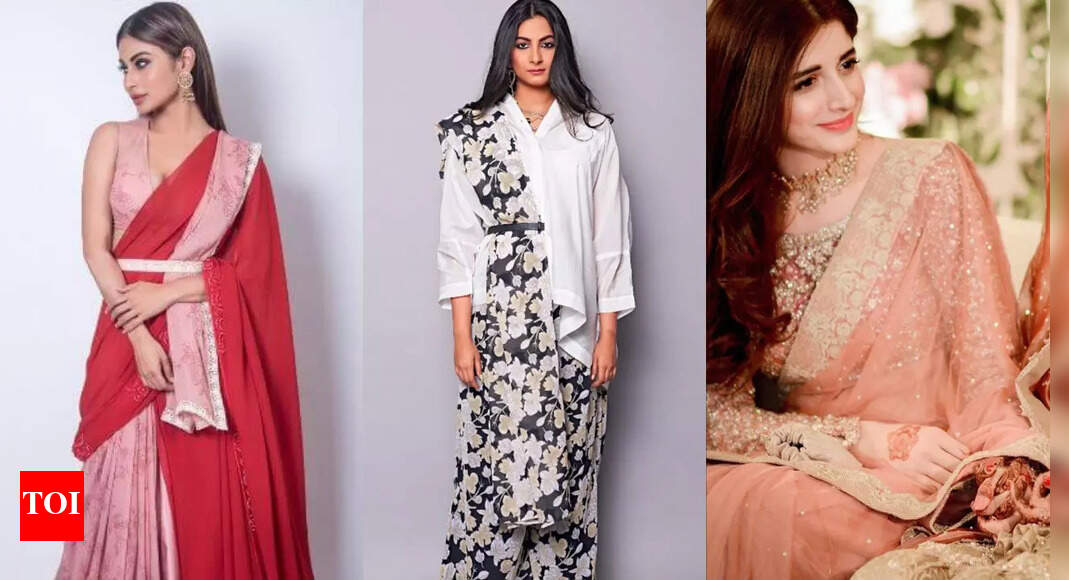 10 sari draping styles - Times of India