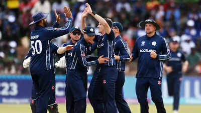 Scotland stun Zimbabwe to set up Dutch winner-takes-all World Cup ...