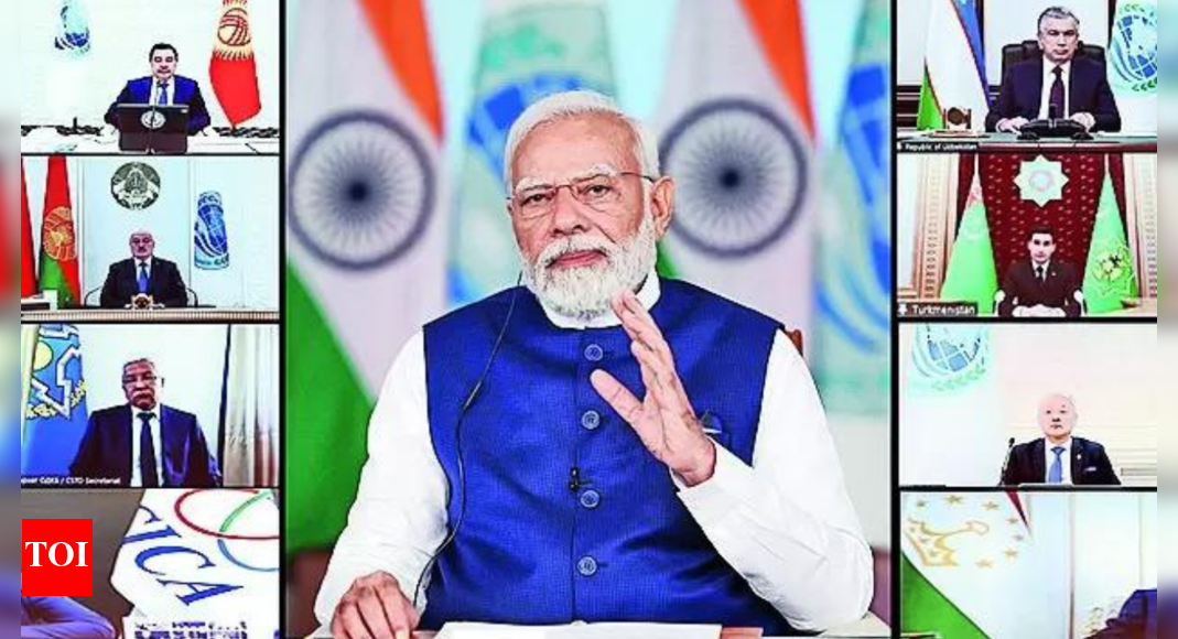 Sco: Sharif and Xi watching, PM Modi tells SCO: Slam those backing terror | India News - Times ...