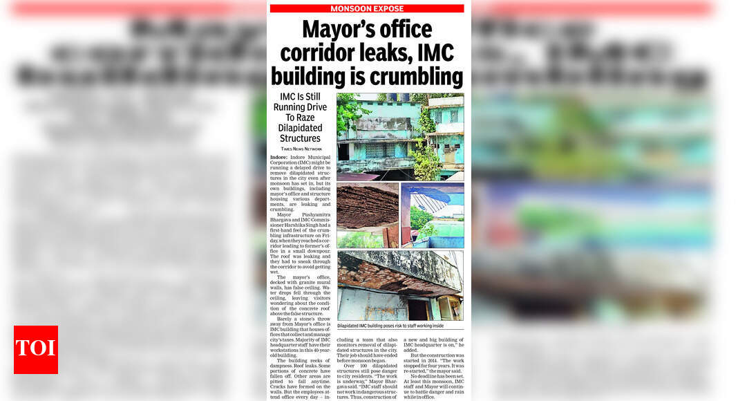 Leaky, Dilapidated Imc Office Buildings To Be Demolished, New Ones To ...