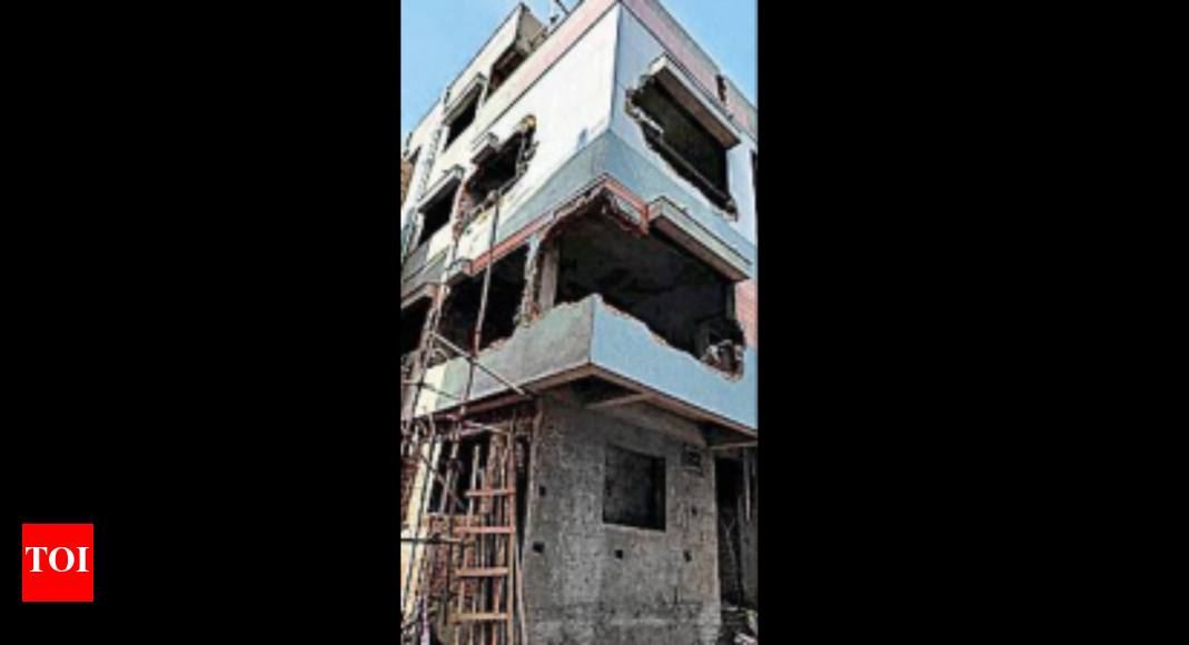 3 Illegally Constructed Buildings Demolished | Ahmedabad News - Times ...
