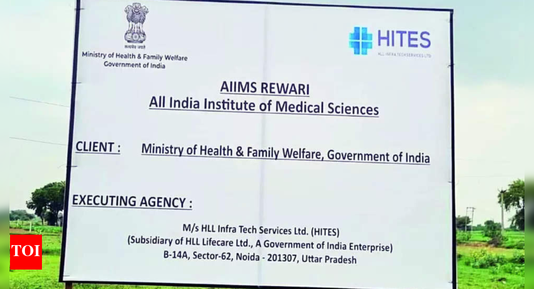 Construction Begins, Aiims Rewari Likely To Be Built In 3 Years ...