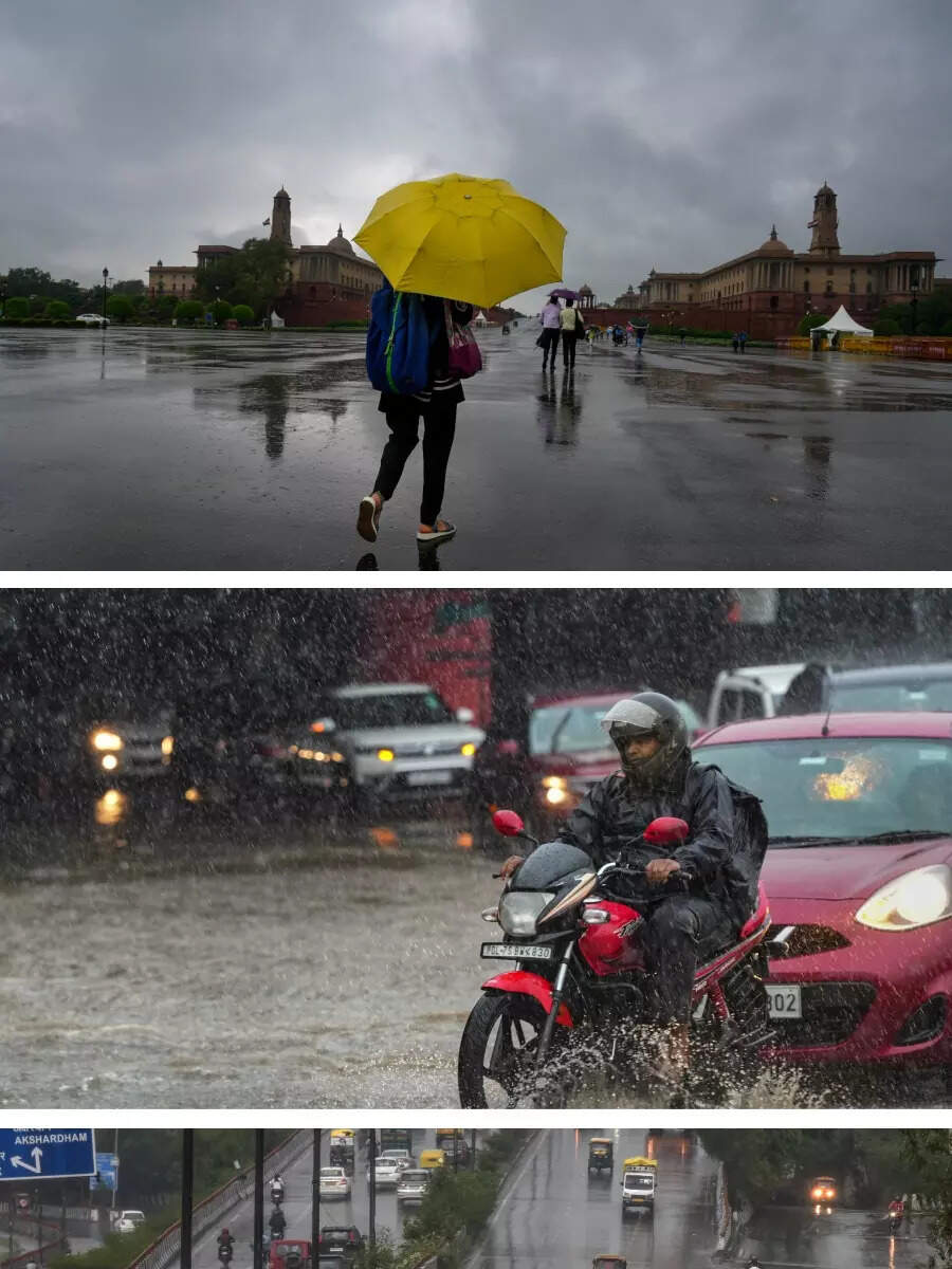 Monsoon in India: Rains lashes several cities; Red, Orange Alerts issue ...