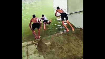 Uran: Unfinished Uran Rly Subway Turns Swimming Pool | Navi Mumbai News ...