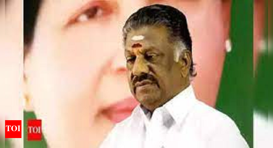 Nullification Of Mp Son’s Election A Blow To Ops | Chennai News - Times ...