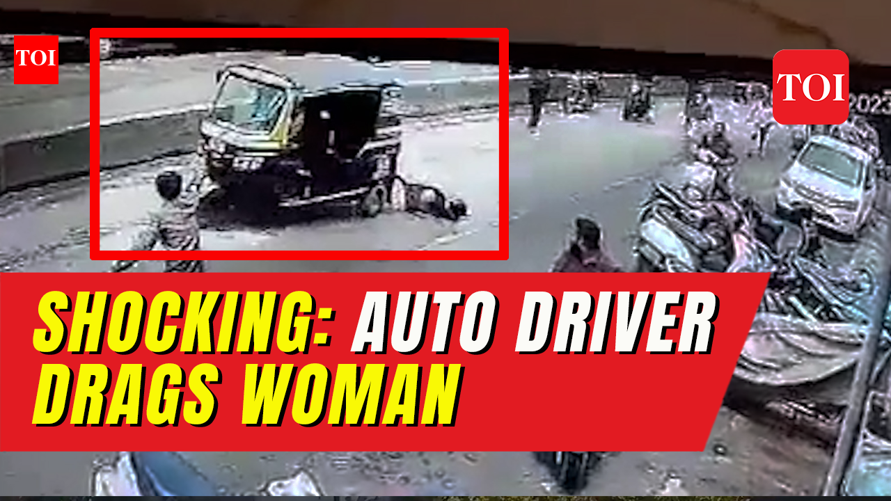 Caught on cam: Auto driver drags woman with his vehicle for over 200 metres