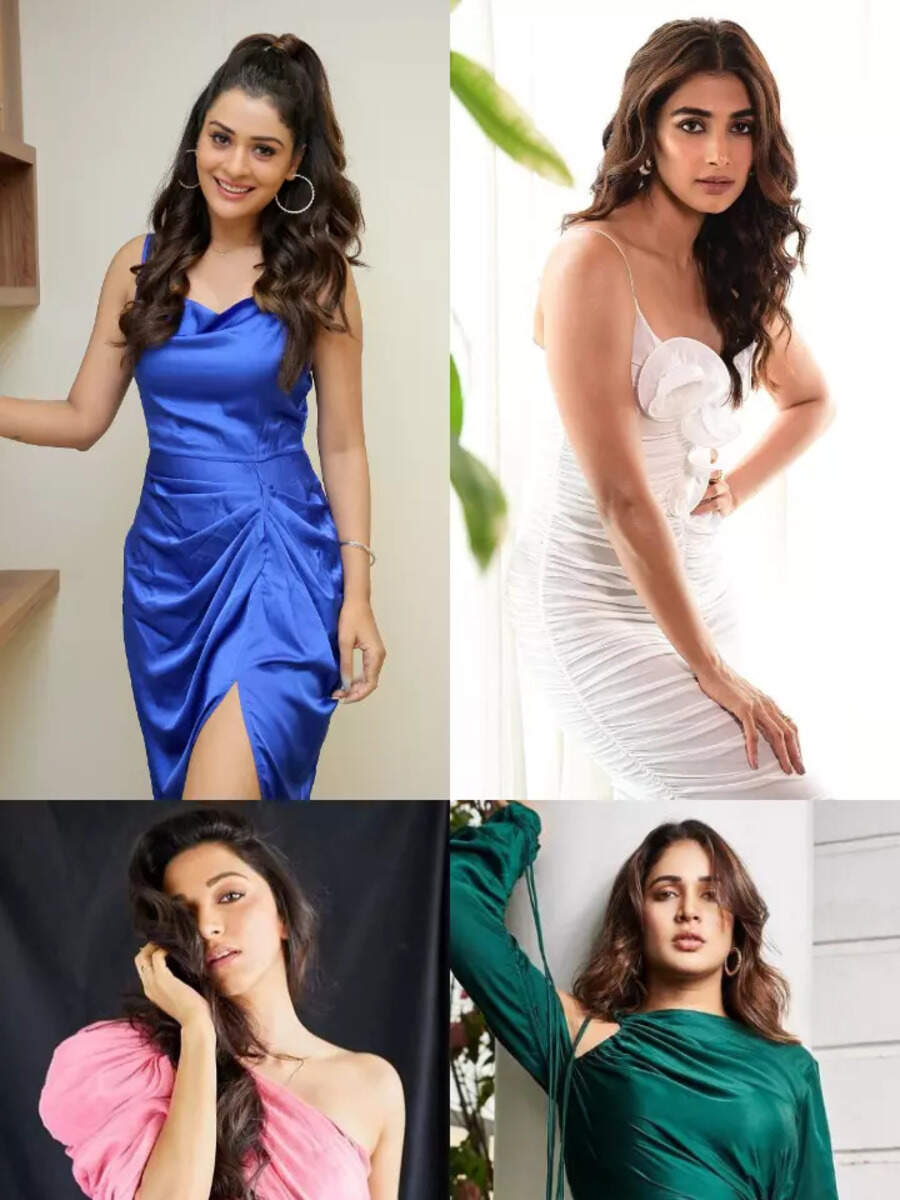 Tollywood Starlets Rocking Ruched Dresses with Grace | Times of India