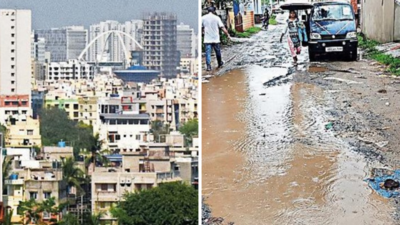 Haves and have-nots: A picture in contrast in New Town, Bypass zones in ...