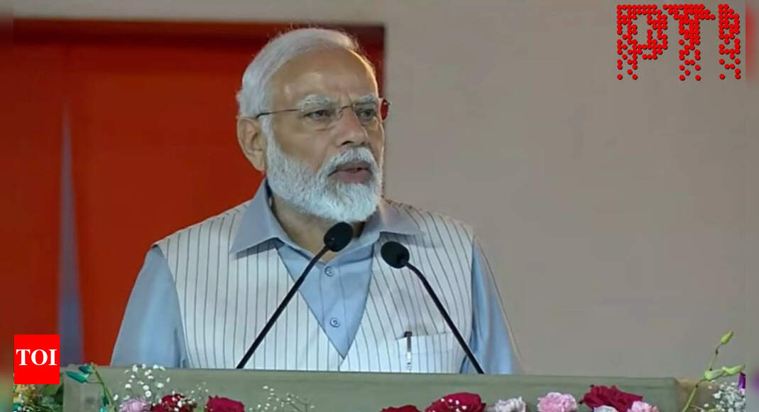 Pm Modi News Live Updates Pm Modi Lays Foundation Stone Of Development Projects Worth Over Rs 