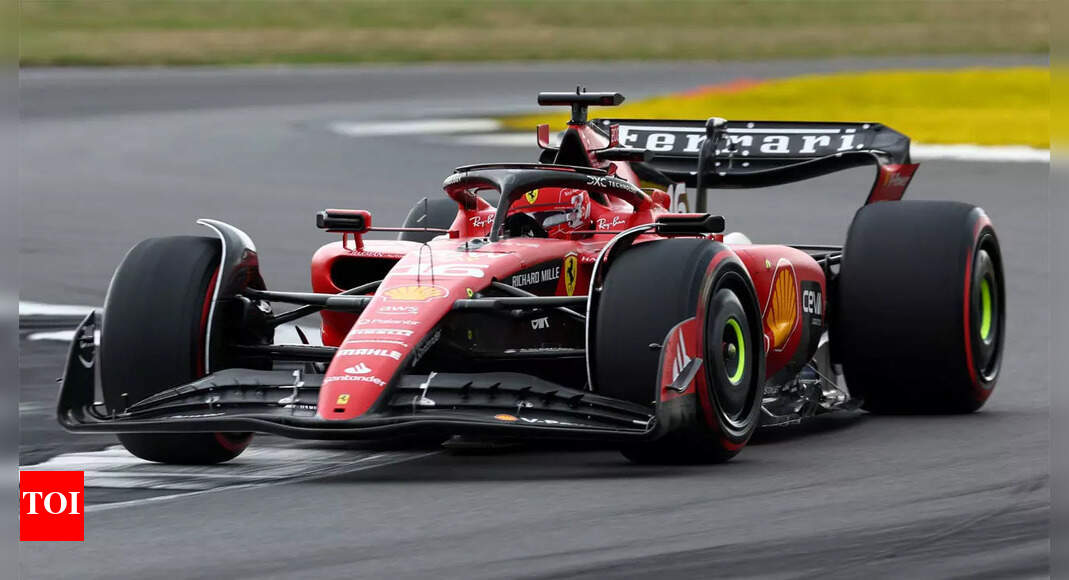 Charles Leclerc fastest in wet final British GP practice | Racing News ...