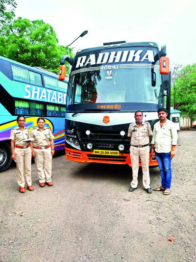 Nashik Rto’s Drive Finds 143 Private Long-distance Buses Flouting ...