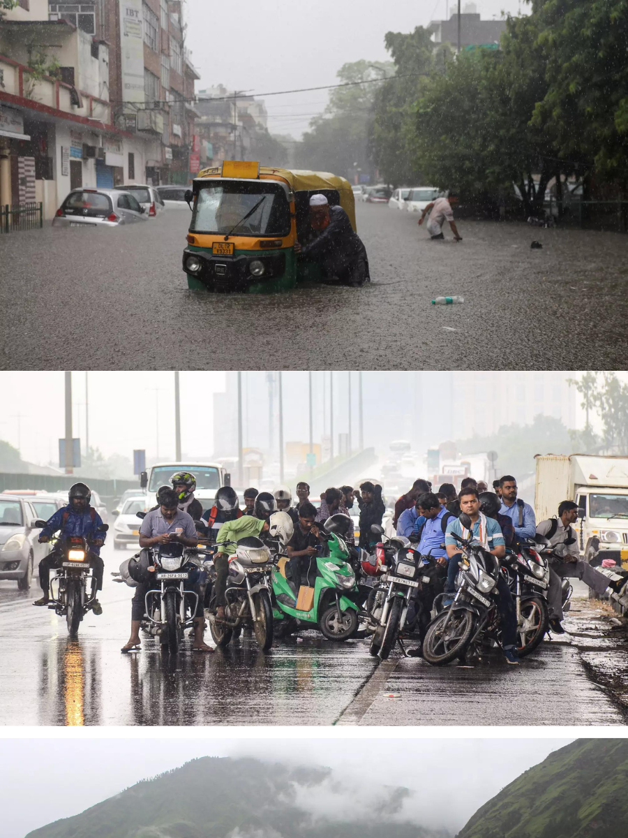 Heavy rainfall lashes India and neighboring countries | Times of India